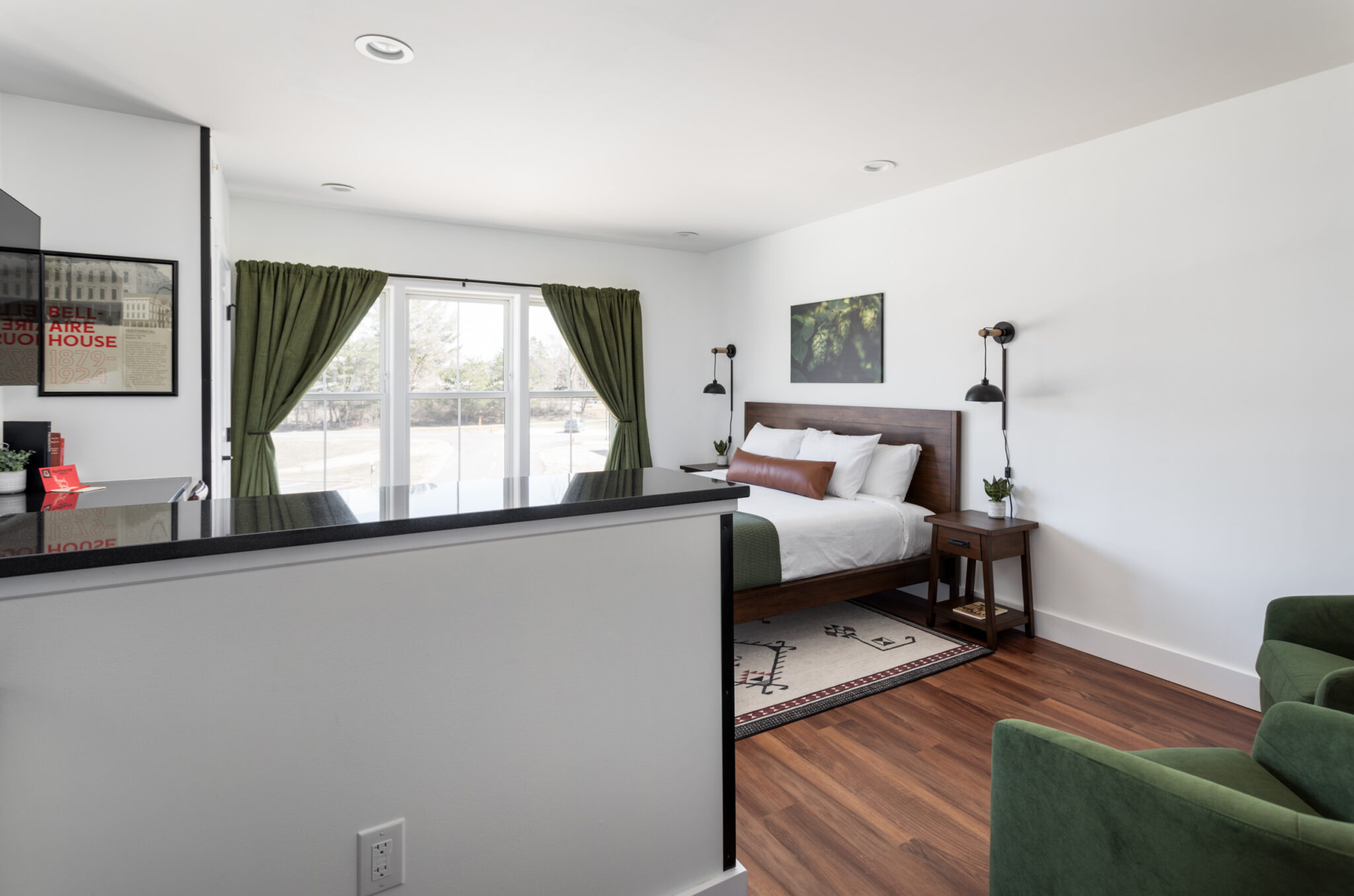 Studio King Accommodations at Spillway Lodges